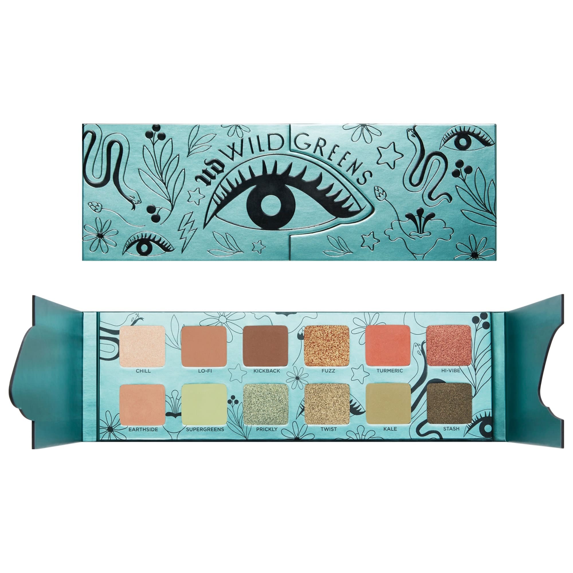 Green eyeshadow palette store